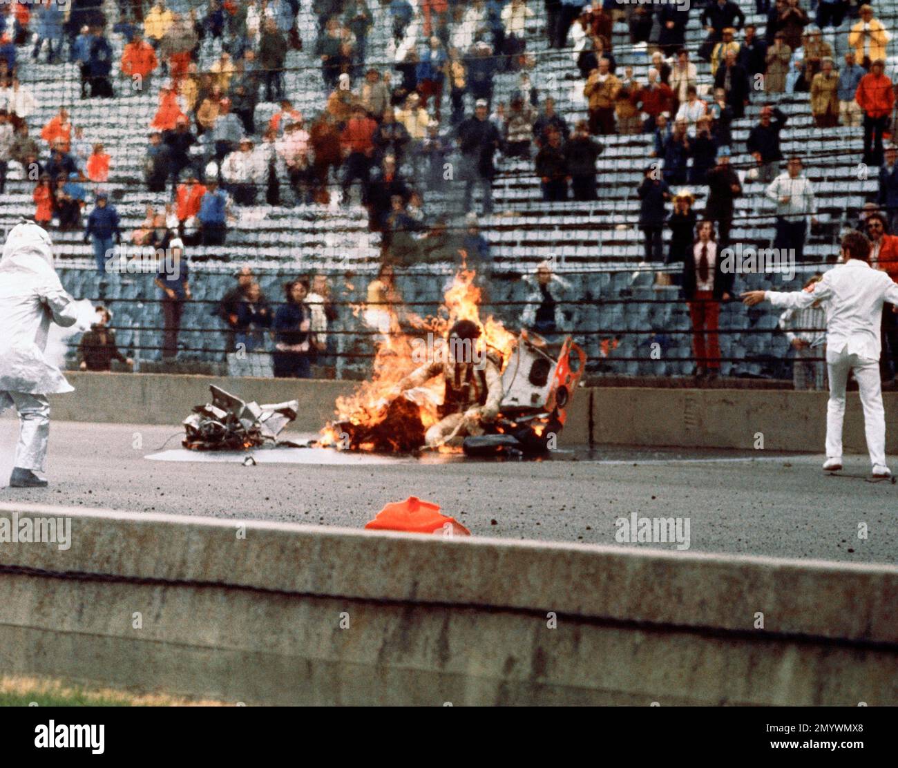 This Wednesday, May 30, 1973, file photo, shows Swede Savage amid the ...