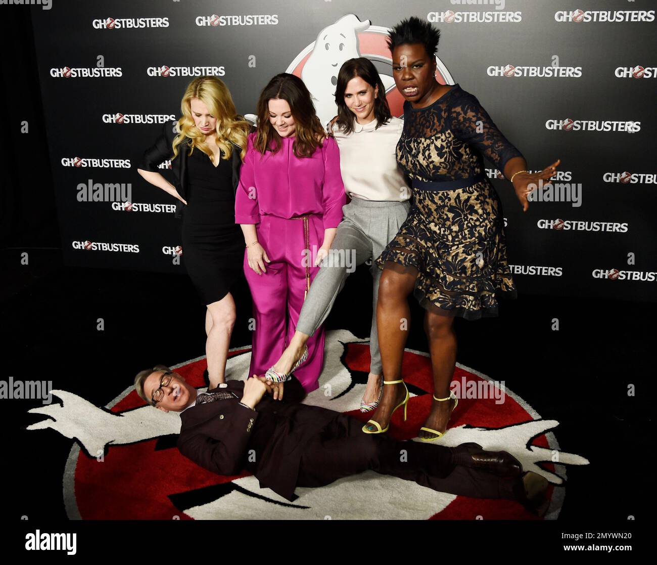 Paul Feig, bottom, writer-director of the upcoming film "Ghostbusters ...