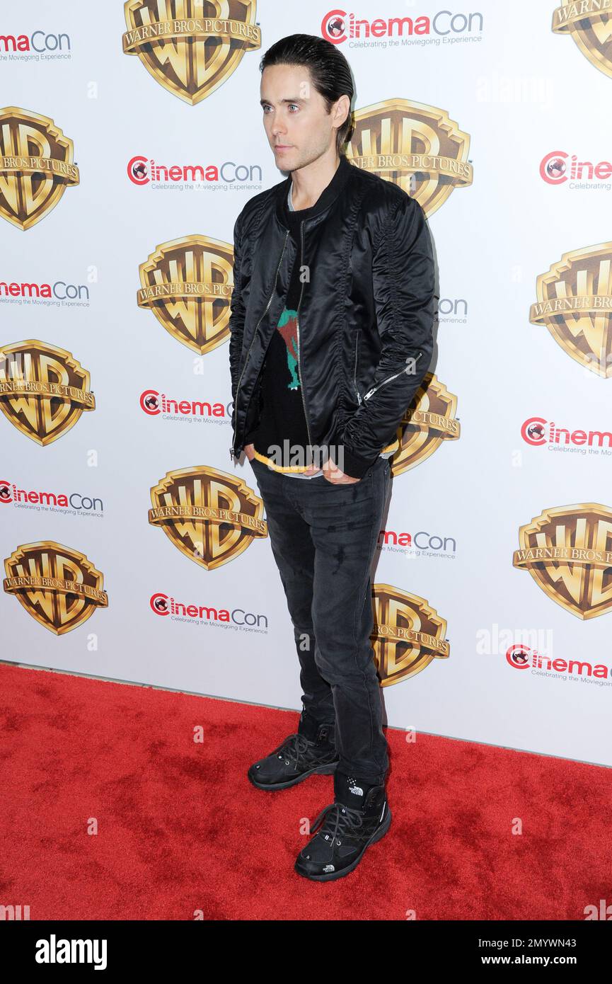 Jared Leto attends Warner Bros. "The Big Picture" 2016 CinemaCon press ...