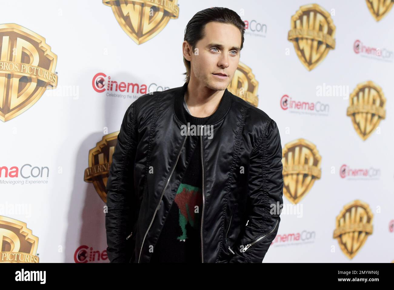 Jared Leto attends Warner Bros. "The Big Picture" 2016 CinemaCon press ...