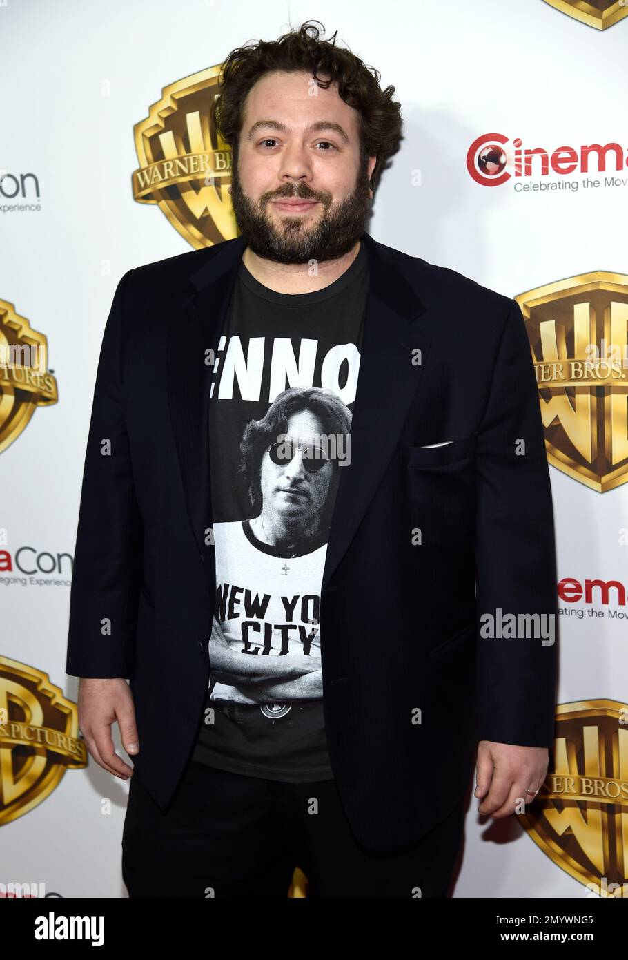 Dan Fogler arrives at the Warner Bros. presentation at CinemaCon 2016 ...