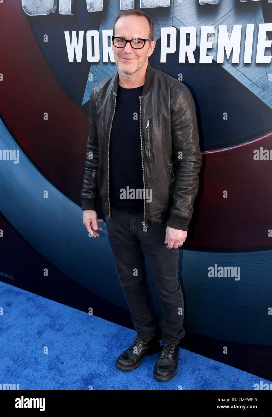 Clark Gregg arrives at the Los Angeles premiere of "Captain America ...