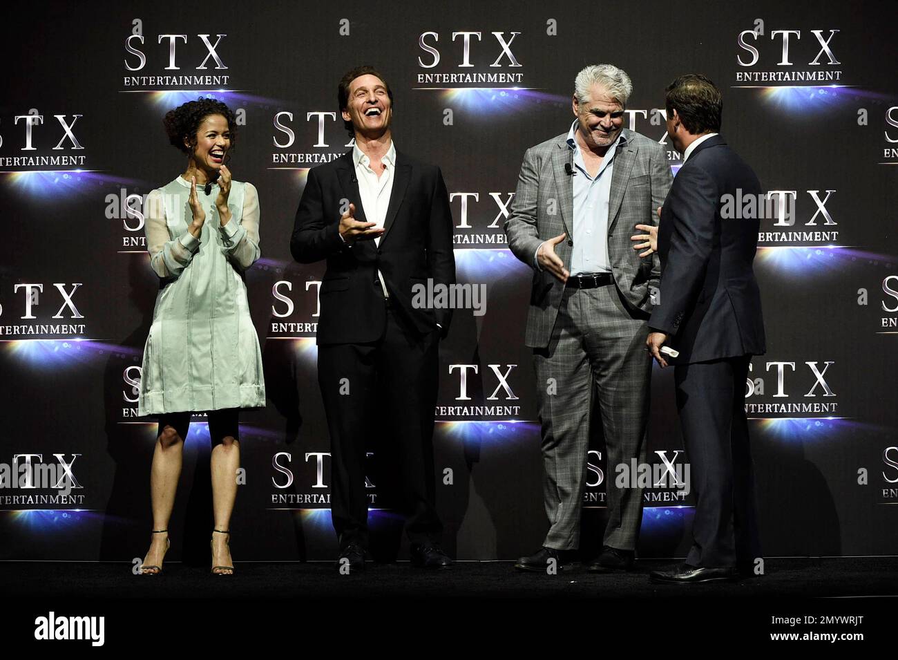 Gugu Mbatha-Raw, Matthew McConaughey, Director Gary Ross and Adam ...