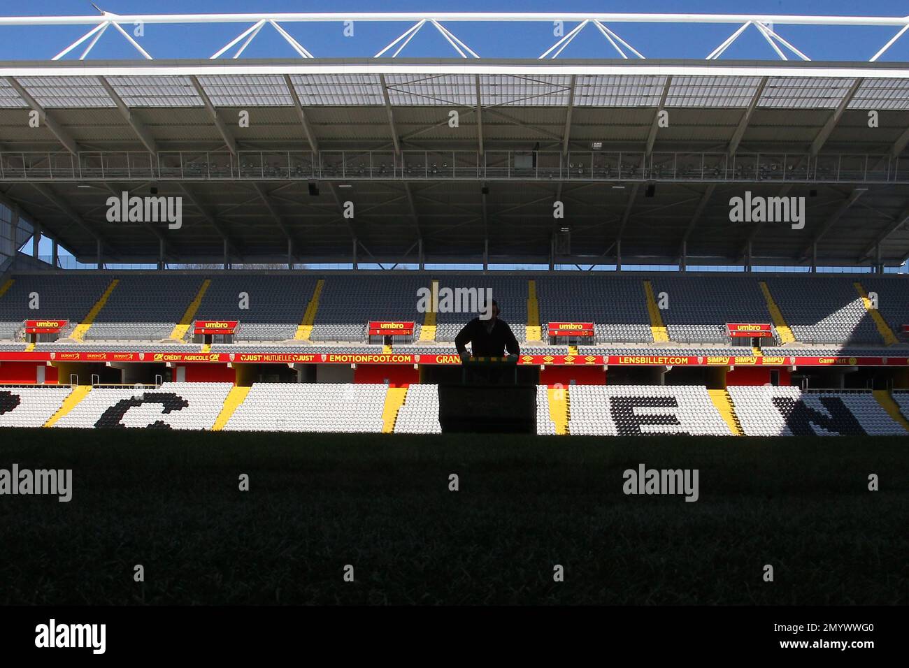 The Bollaert Stadium is pictured in Lens, northern France, Tuesday ...