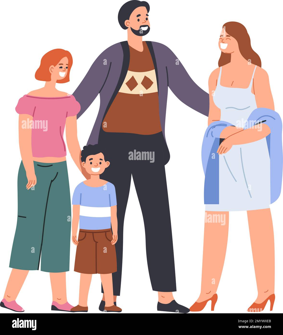 Mother preteen Cut Out Stock Images & Pictures - Alamy