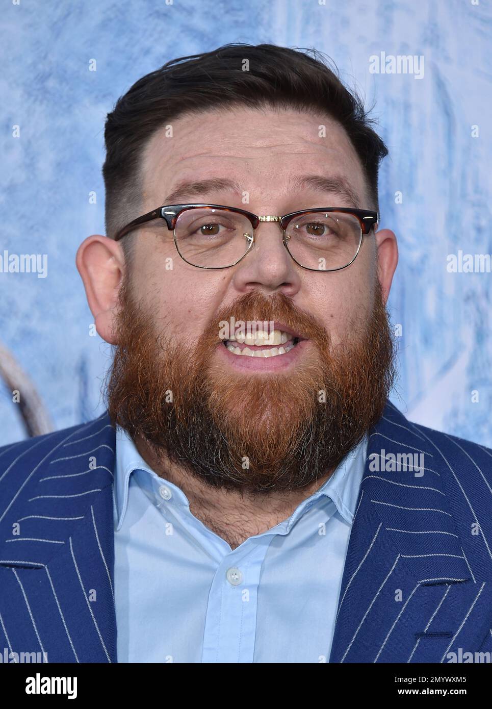 Nick Frost arrives at the LA Premiere of "The Huntsman: Winter's War ...