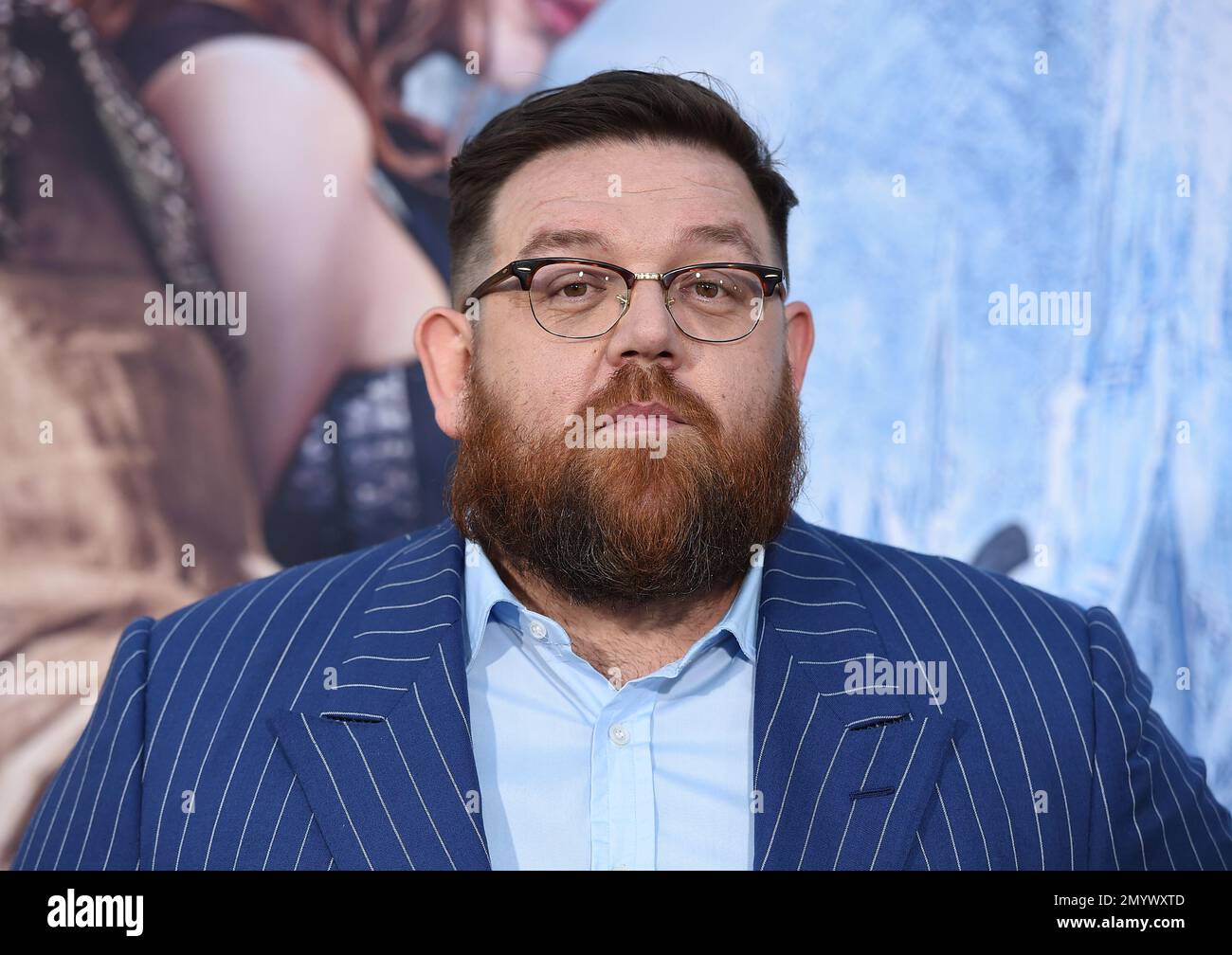 Nick Frost arrives at the LA Premiere of "The Huntsman: Winter's War ...