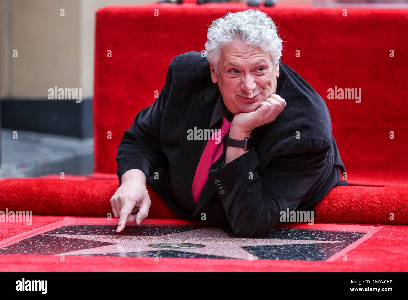 Harvey Fierstein attends a ceremony honoring him and Cyndi Lauper with ...