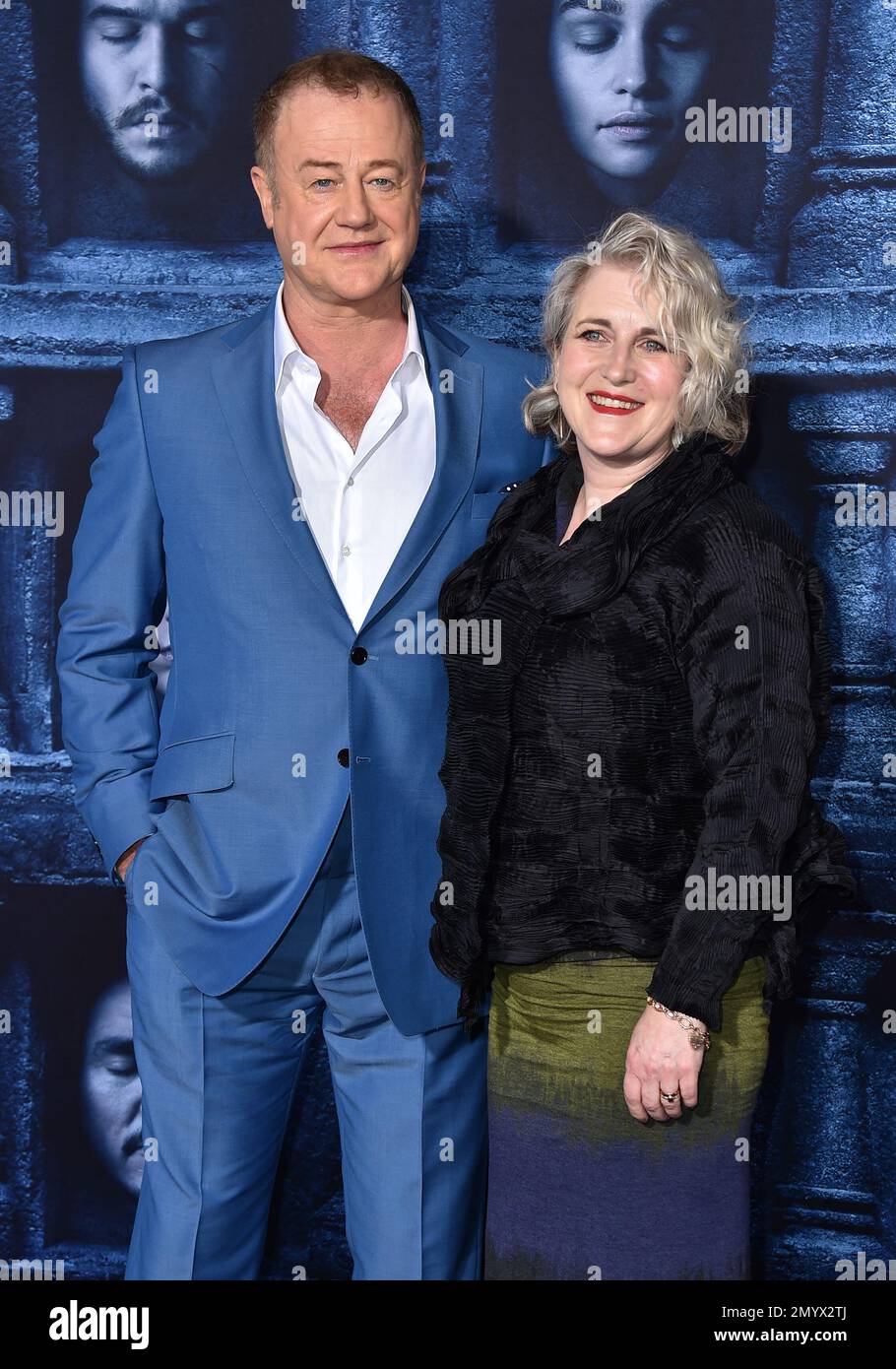 Owen Teale attends the season six premiere of "Game Of Thrones" at TCL ...