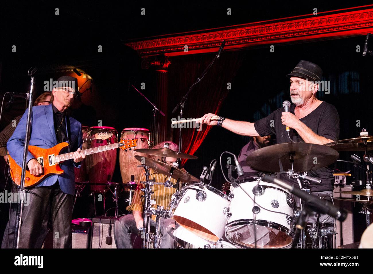 Donnie Dacaus, left, and Danny Seraphine are seen at Danny Seraphine ...
