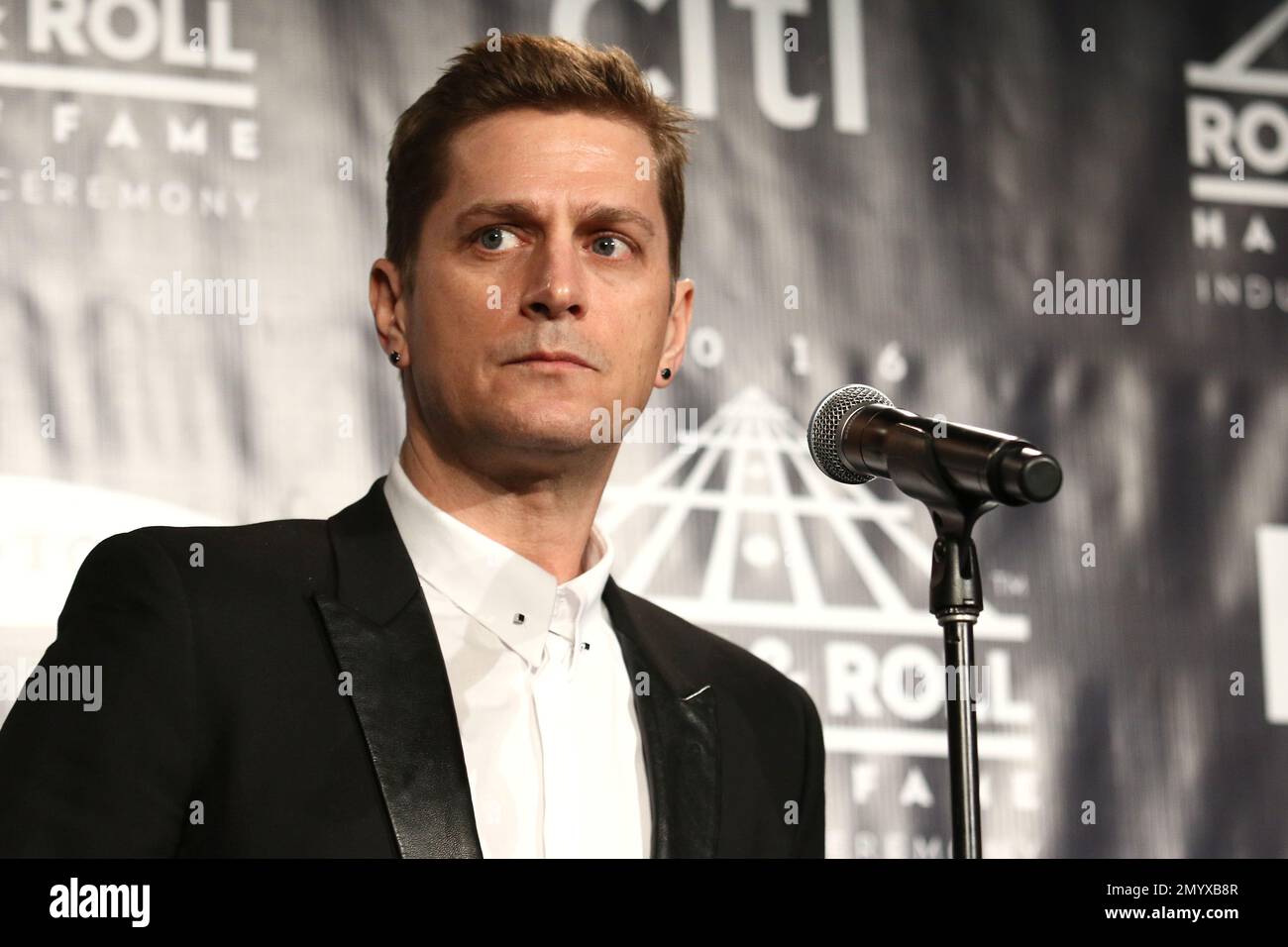 Rob Thomas appears in the press room at the 31st Annual Rock and Roll ...
