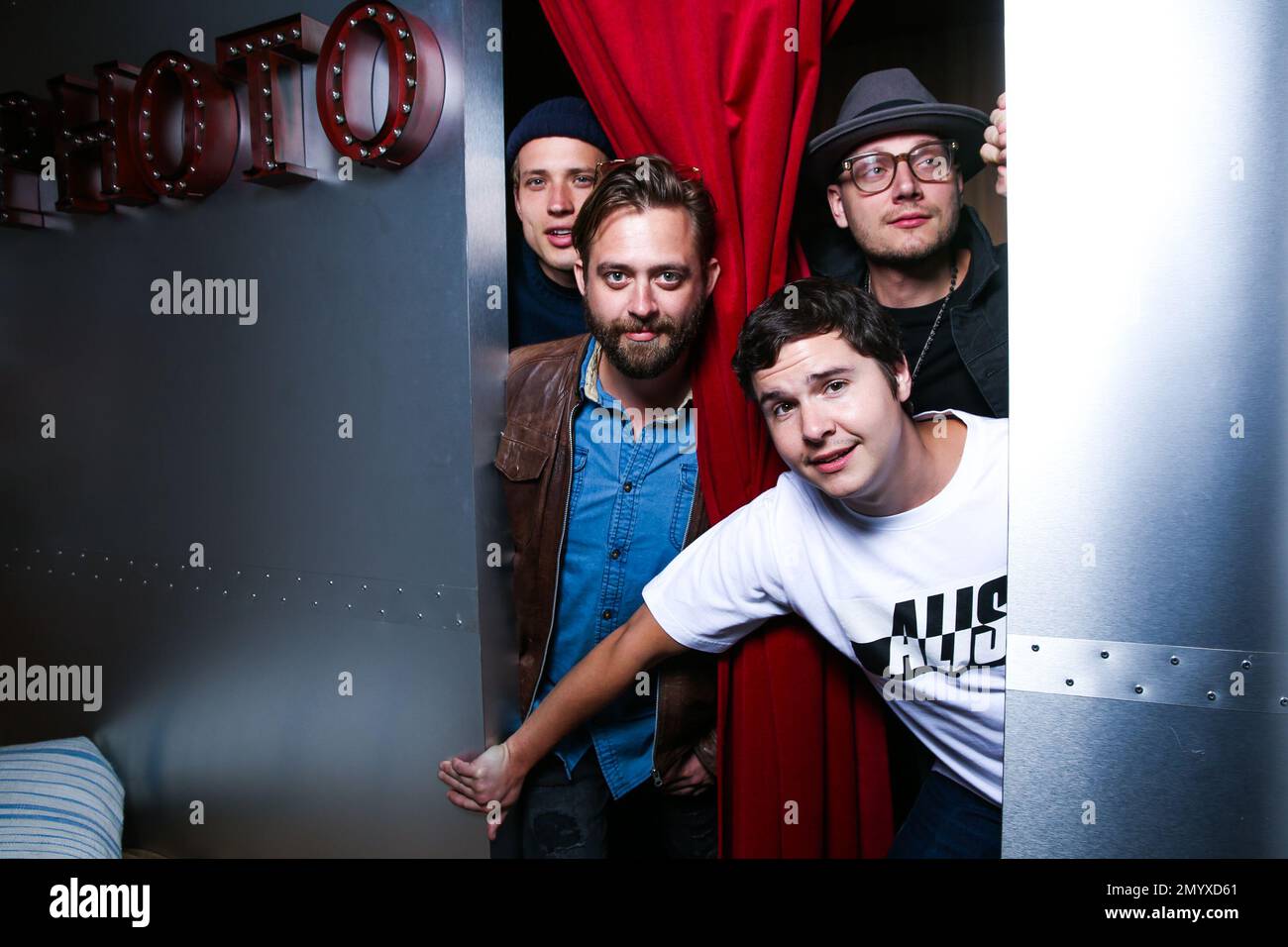 In this March 30, 2016 photo, Magnus Larsson, from left, Kasper ...