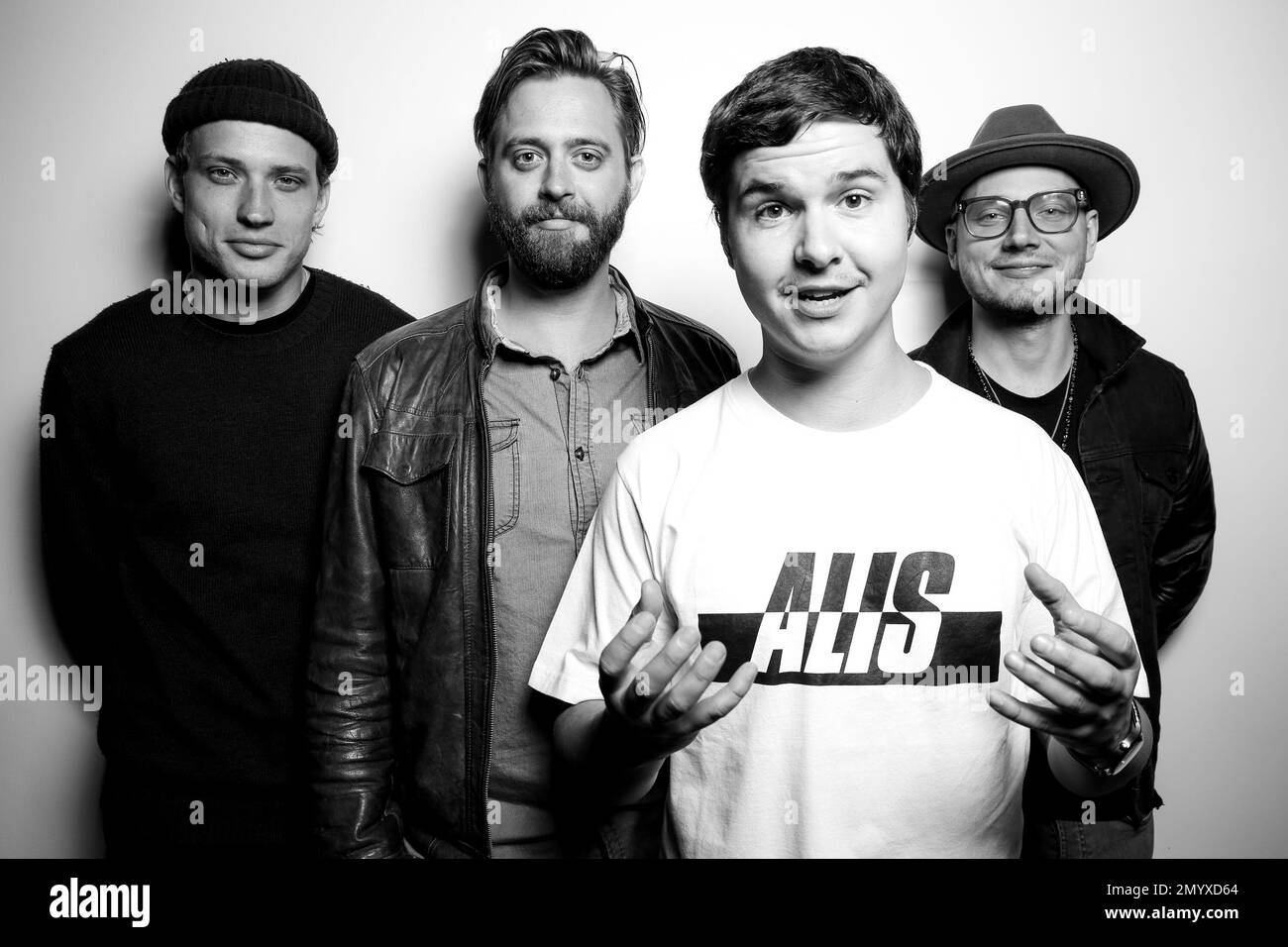 In this March 30, 2016 photo, Magnus Larsson, from left, Kasper ...