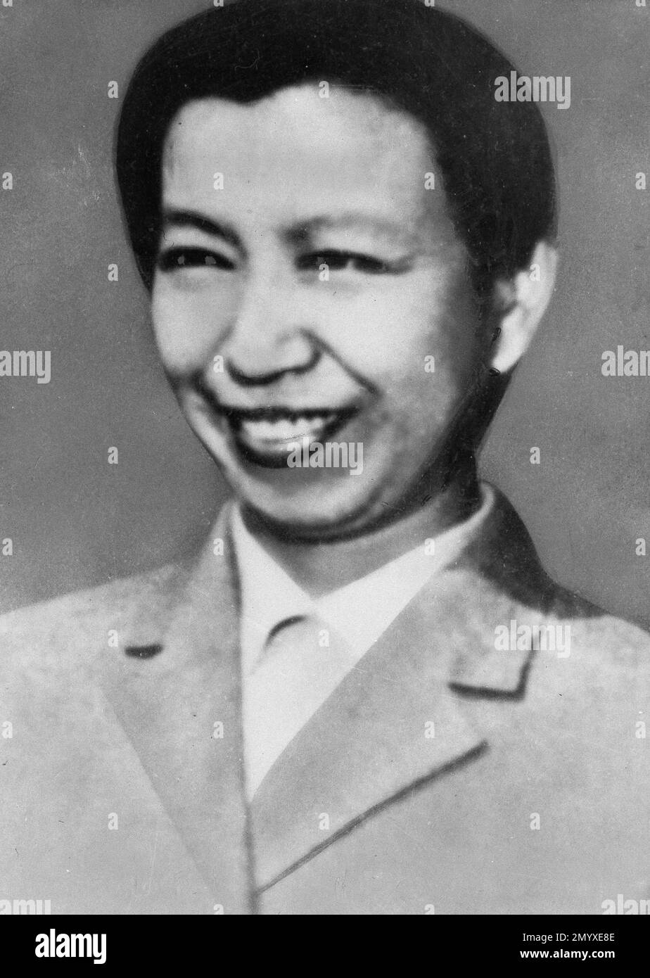 Madame Mao, Jiang Qing, wife of Chinese Premier Mao Zedong, is pictured ...
