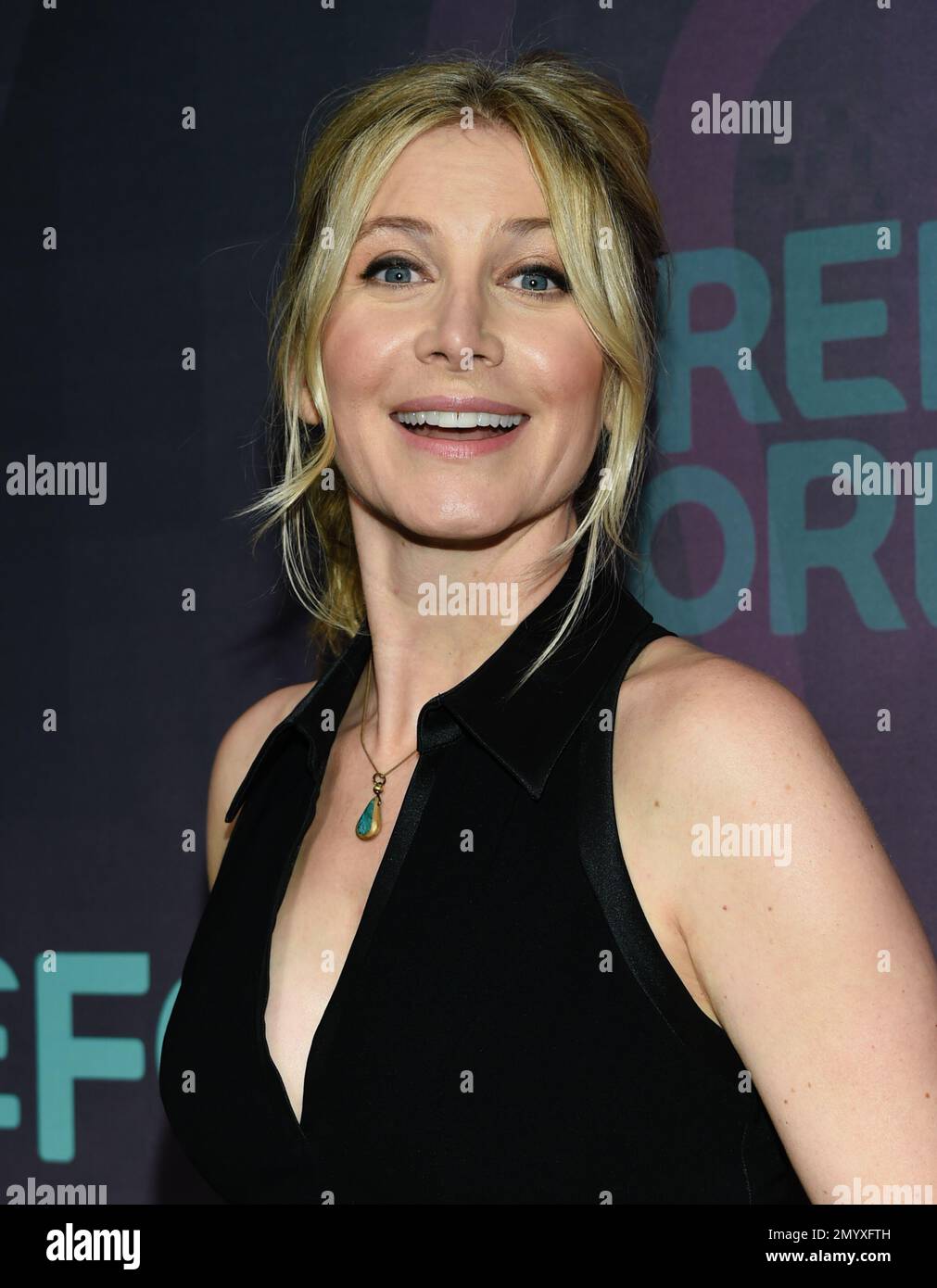 Actress Elizabeth Mitchell attends the ABC Freeform 2016 Upfront at ...