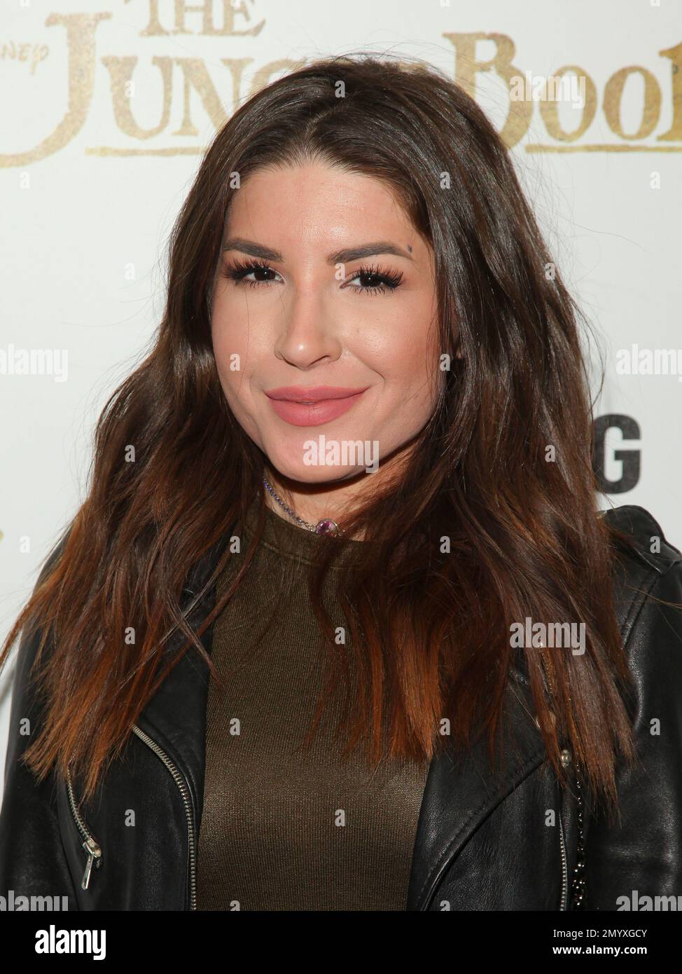 Jessica Harlow attends a special screening of "The Jungle Book", hosted ...