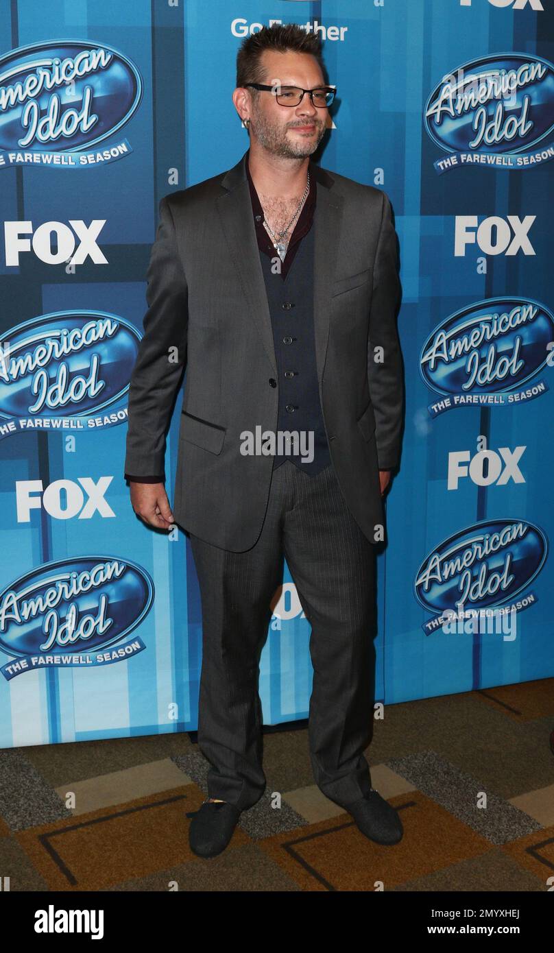 Bo Bice arrives at the "American Idol" farewell season finale at the ...