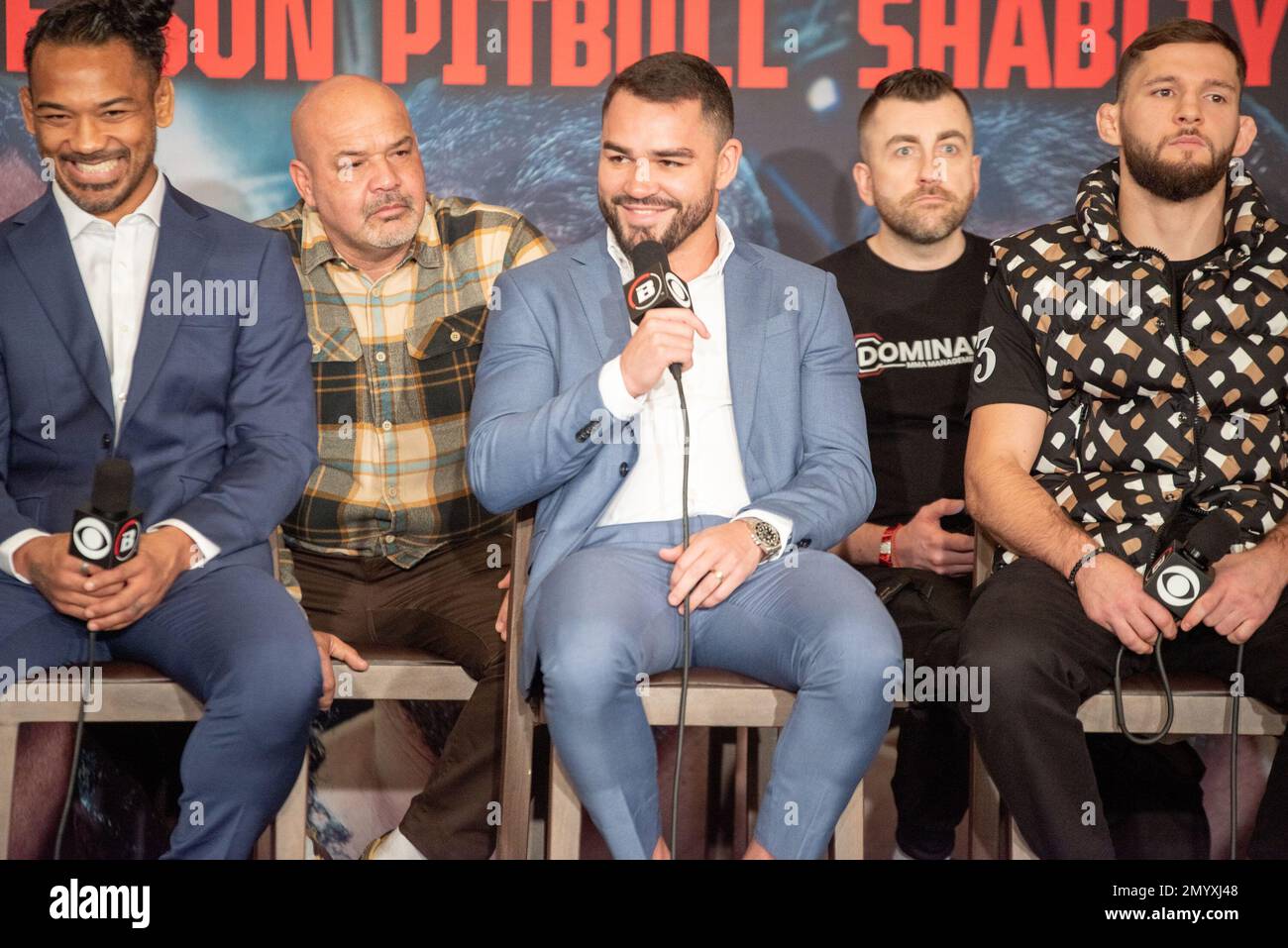 Los Angeles, California - February 3rd: Patricky Pitbull addresses the ...