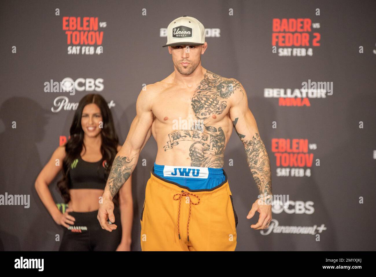 Los Angeles, California - February 3nd: Brennan Ward weighs in at 170 ...