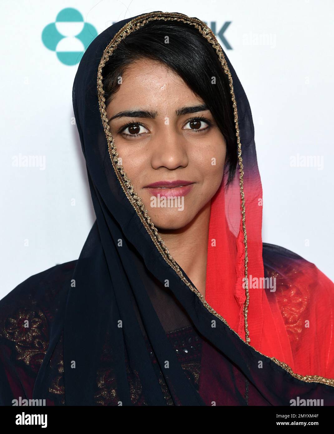 Afghan rapper and activist Sonita Alizadeh arrives at the 7th Annual Women in the World Summit ...