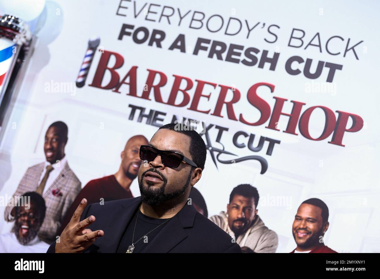 Ice Cube attends the LA Premiere of "Barbershop: The Next Cut" held at ...