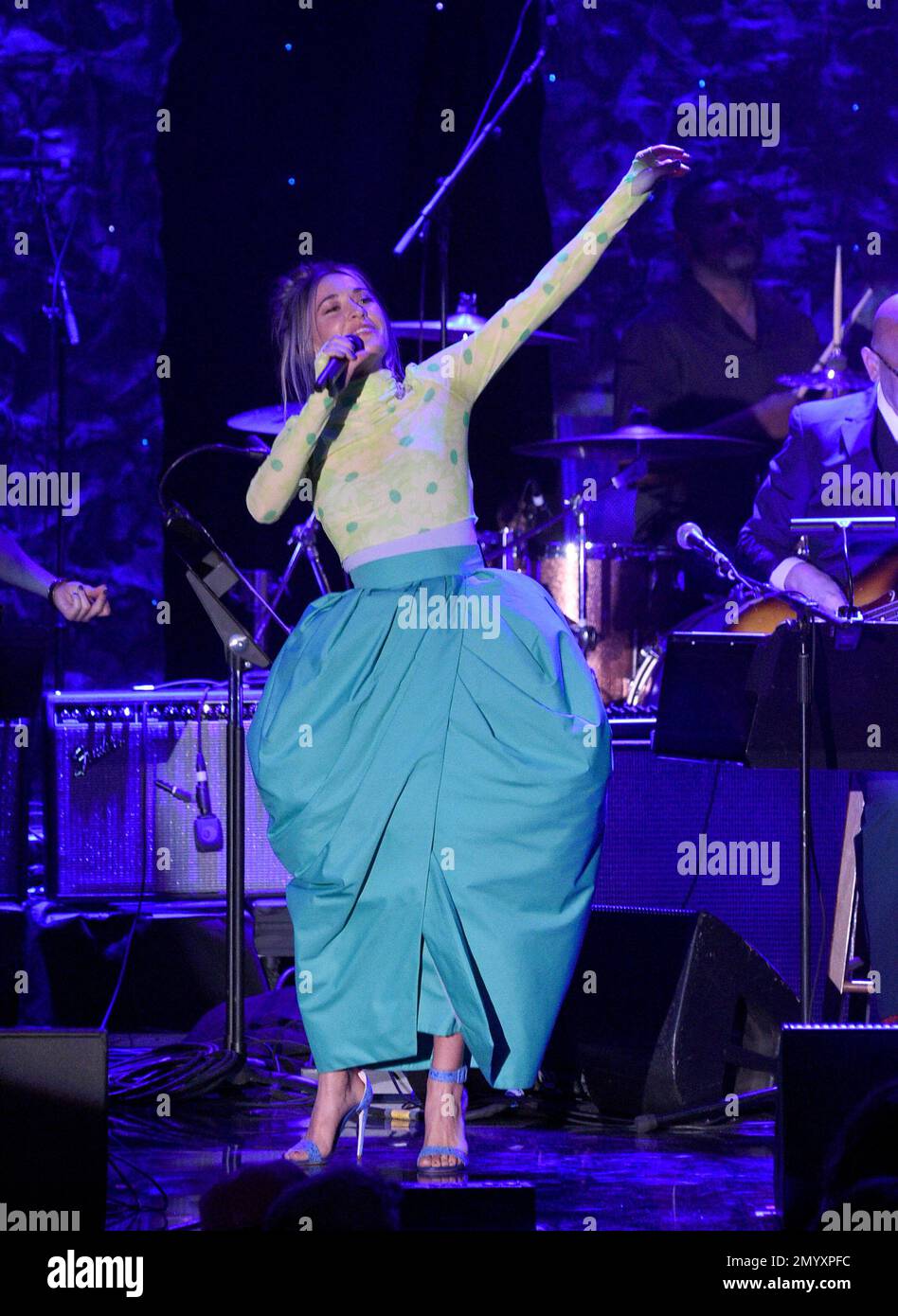 Lauren Daigle performs at the Pre-Grammy Gala on Saturday, Feb. 4, 2023 ...