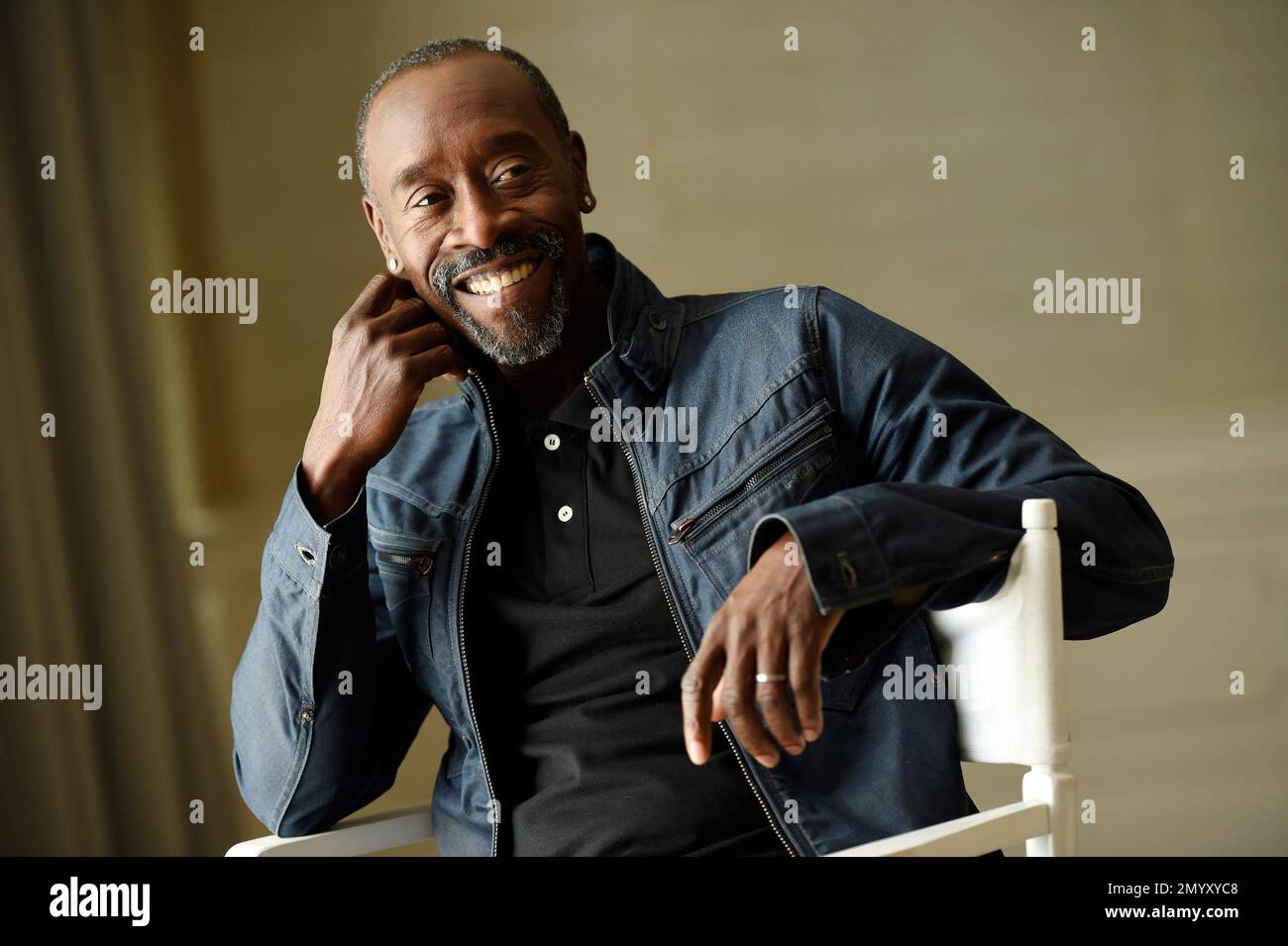 Don Cheadle, the star, director and co-screenwriter of the film "Miles ...