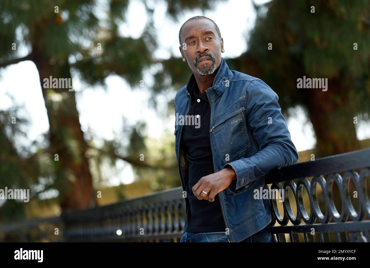 Don Cheadle, the star, director and co-screenwriter of the film "Miles ...