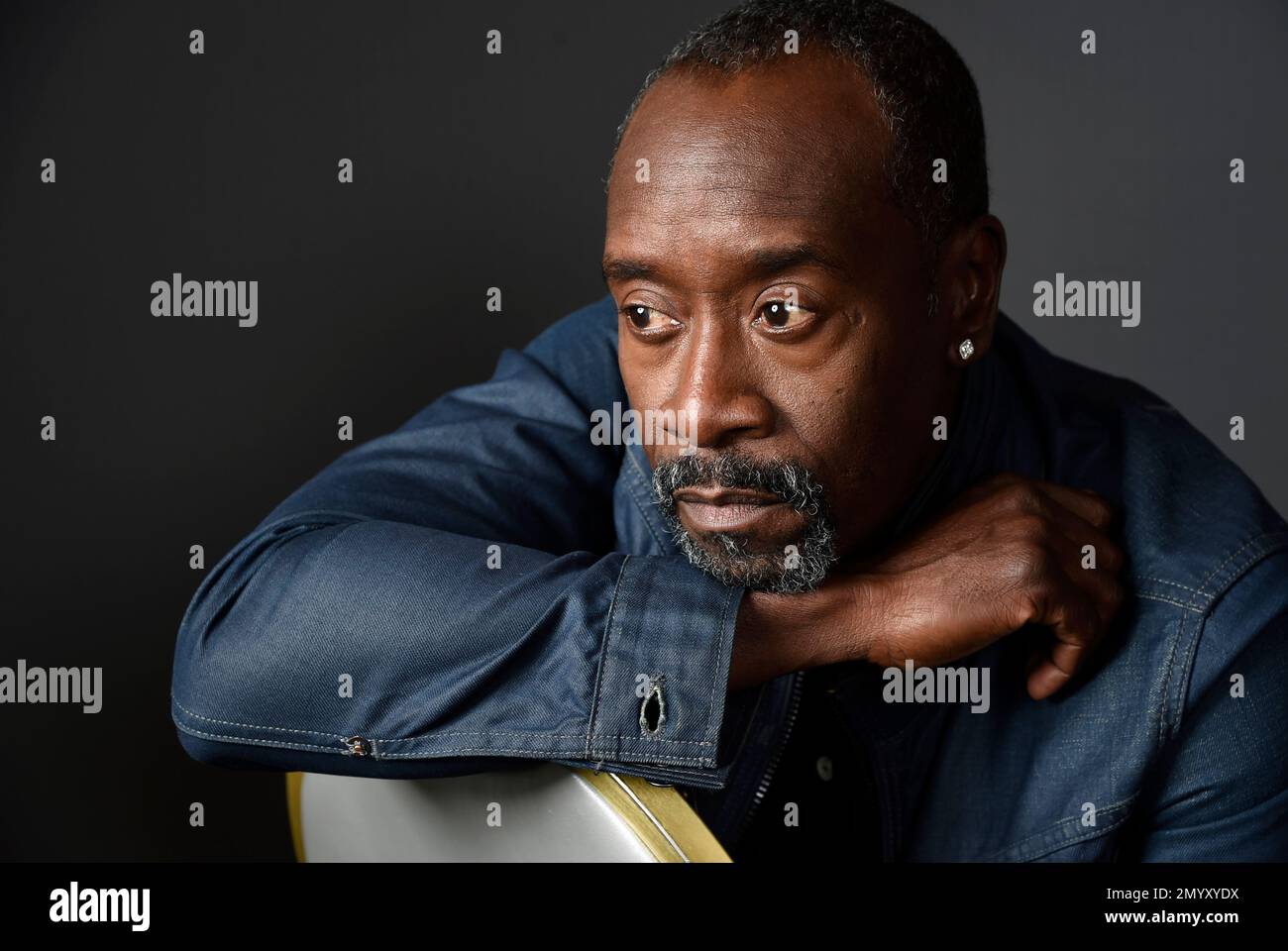 Don Cheadle, the star, director and co-screenwriter of the film "Miles ...