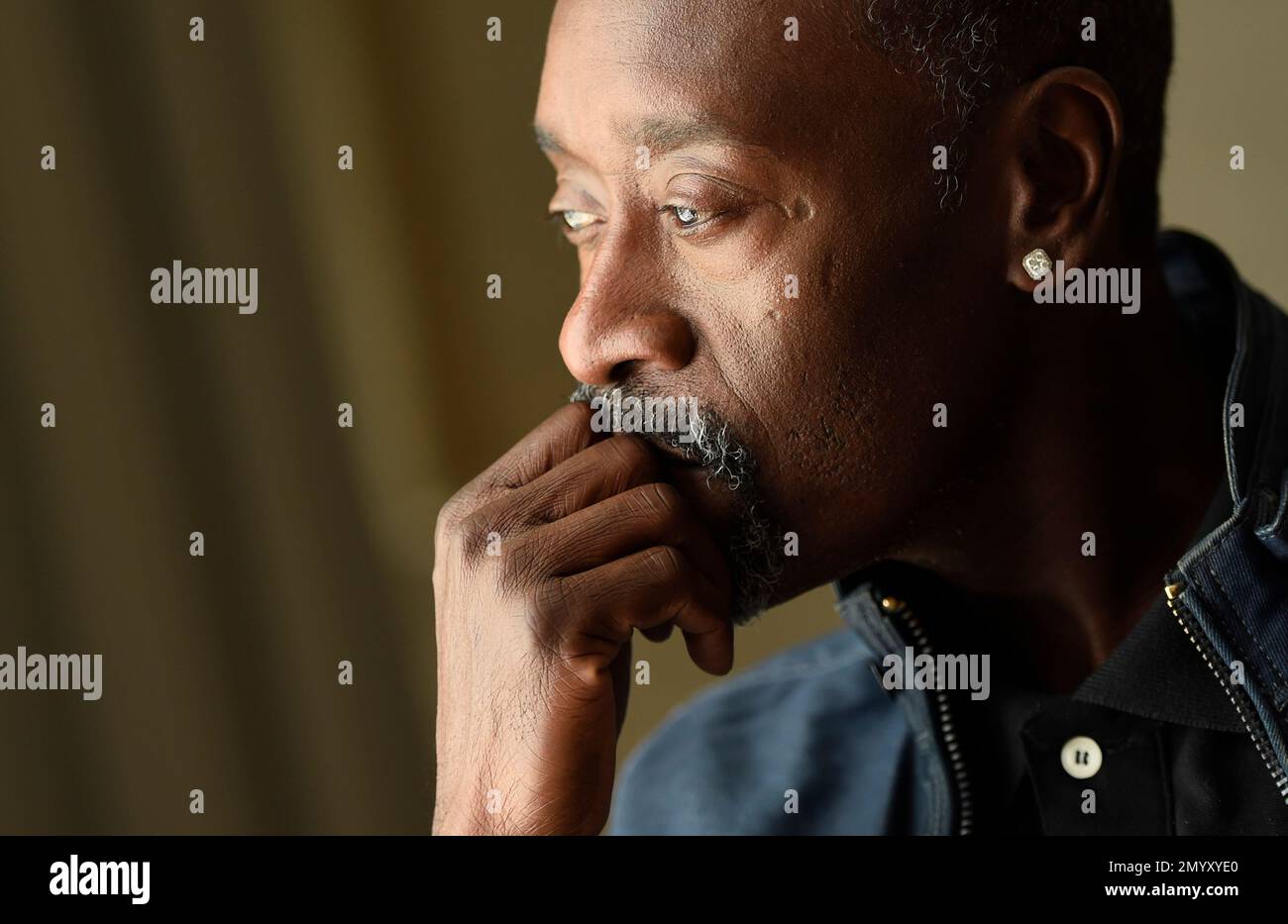 Don Cheadle, the star, director and co-screenwriter of the film "Miles ...