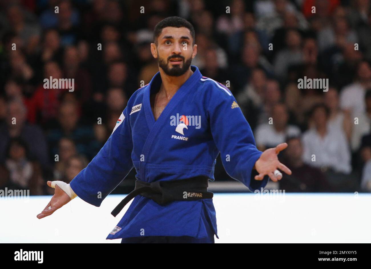 Walide Khyar of France during the Judo Paris Grand Slam 2023 on ...