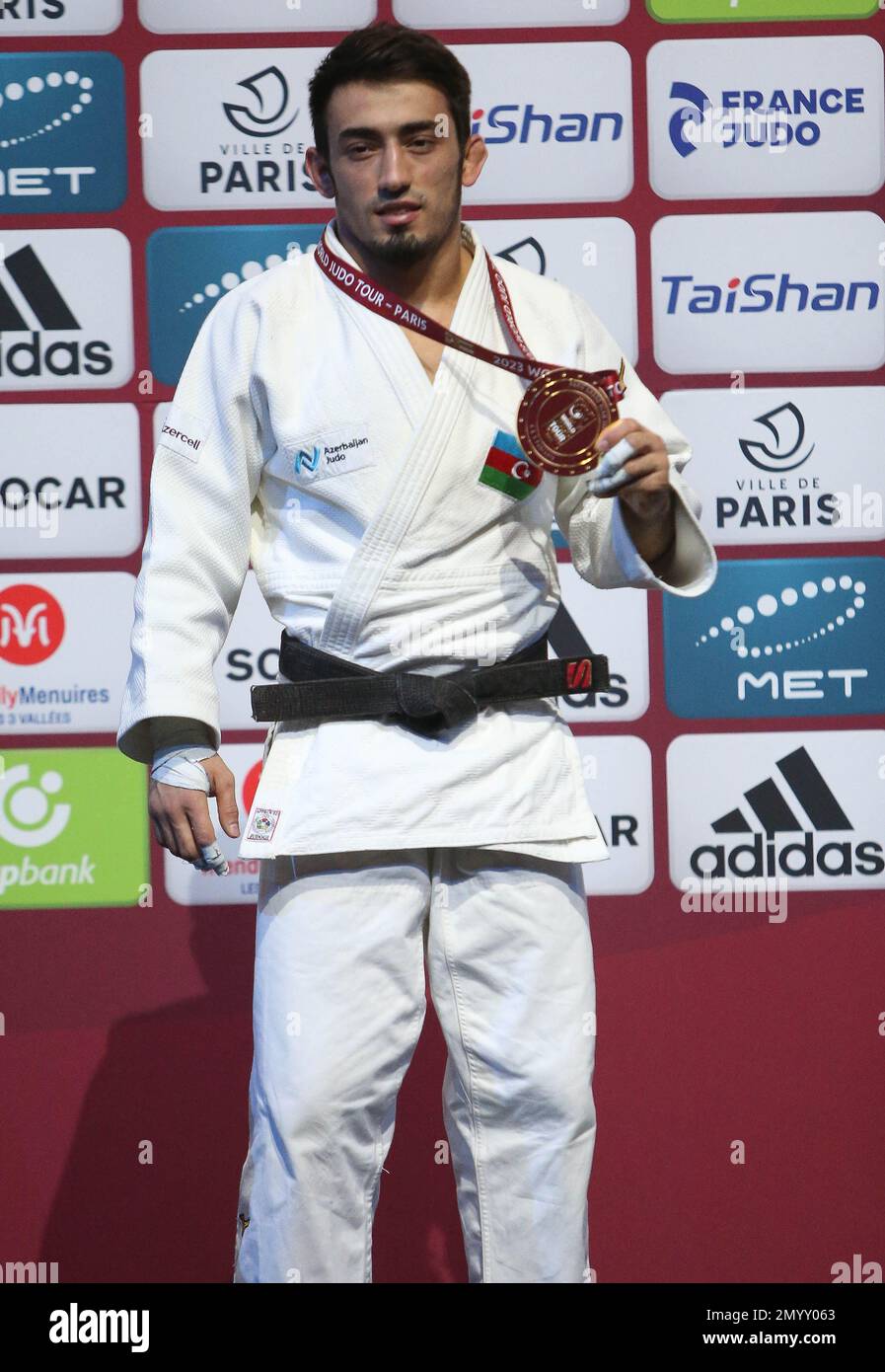 Balabay of Agayev of AZE during the Judo Paris Grand Slam 2023 on ...