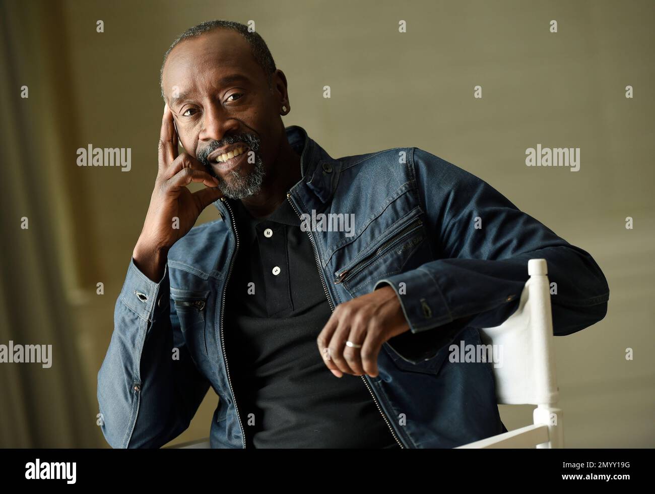 Don Cheadle, the star, director and co-screenwriter of the film "Miles ...