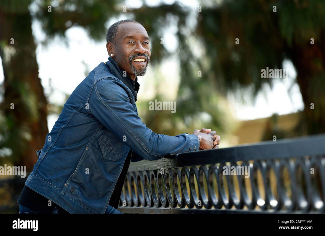Don Cheadle, the star, director and co-screenwriter of the film "Miles ...