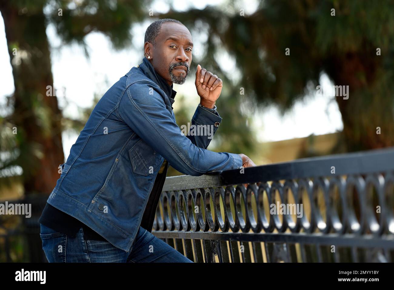 Don Cheadle, the star, director and co-screenwriter of the film "Miles ...