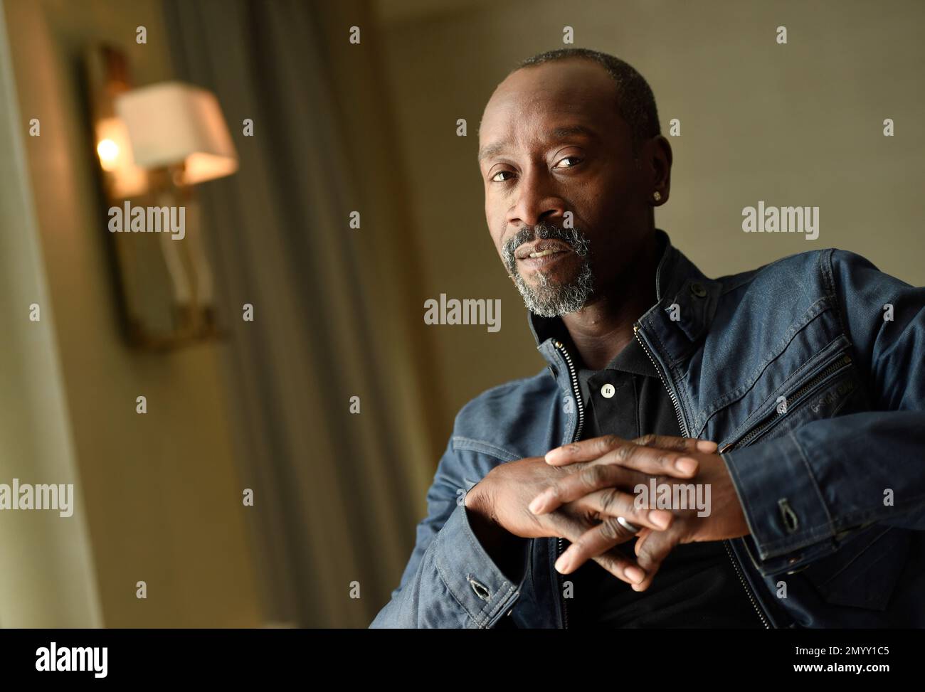 Don Cheadle, the star, director and co-screenwriter of the film "Miles ...