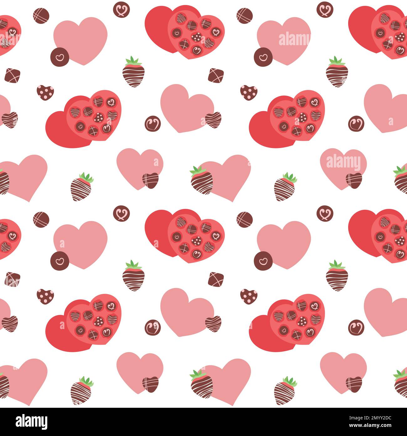 Colorful repetitive pattern background of love and relationship ...
