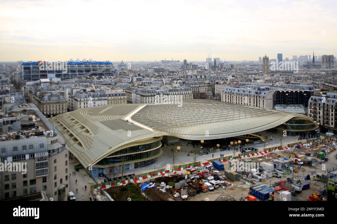 The new Les Halles shopping mall is pictured, Tuesday, April 5, 2016 in ...