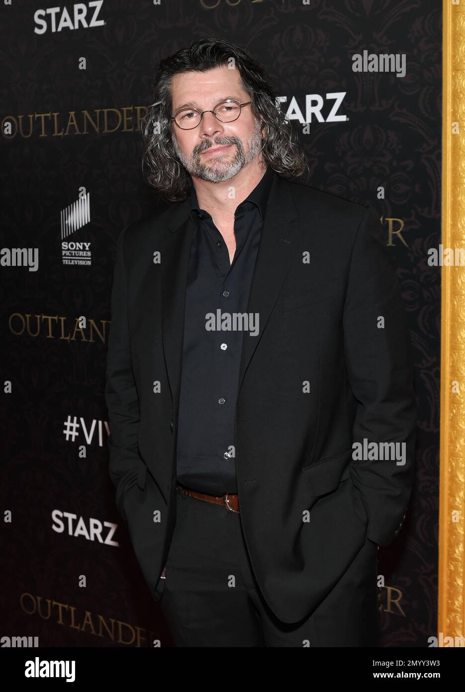Creator and executive producer Ronald D. Moore attends the "Outlander ...