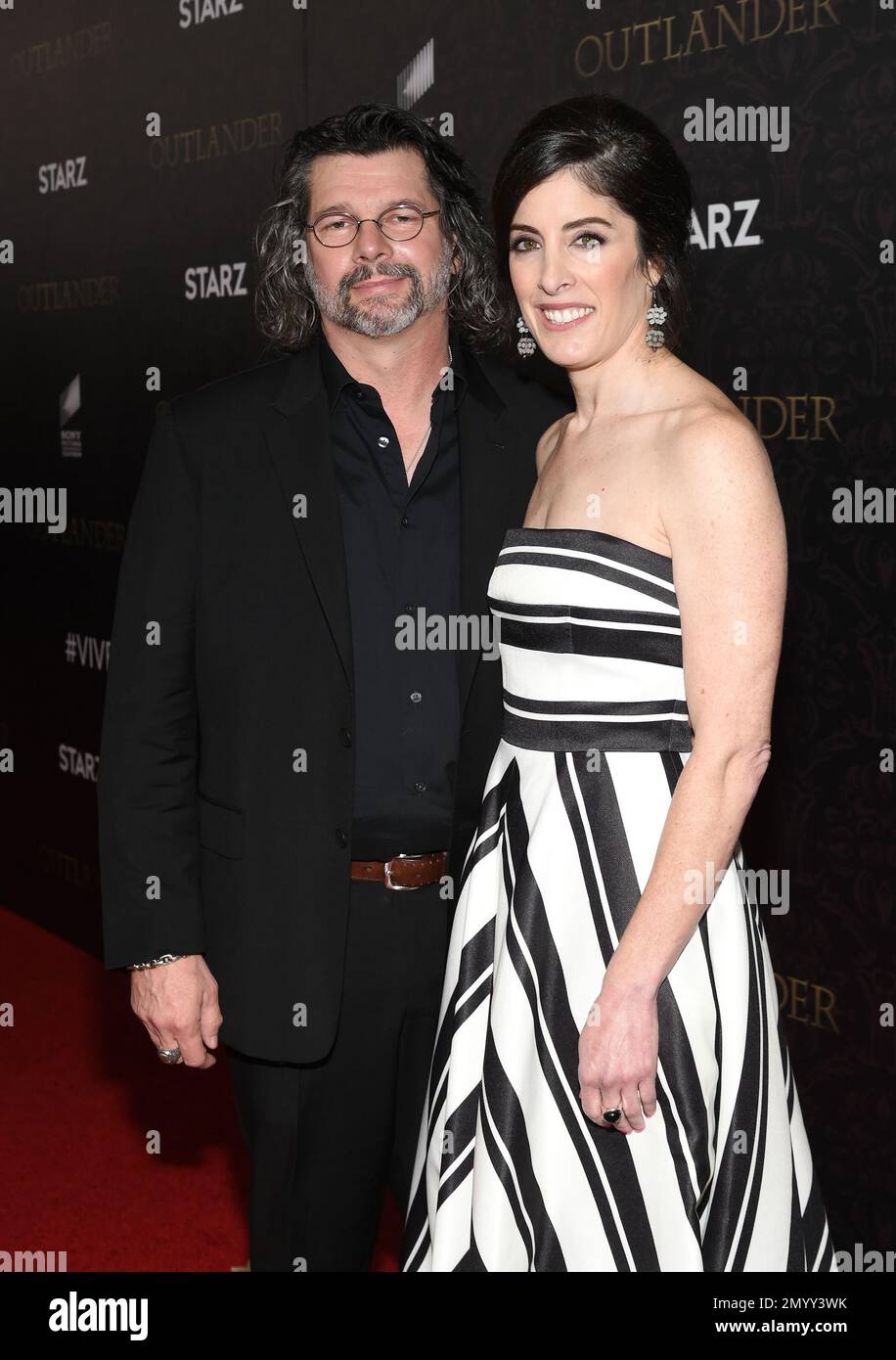 Creator and executive producer Ronald D. Moore, left, and executive ...