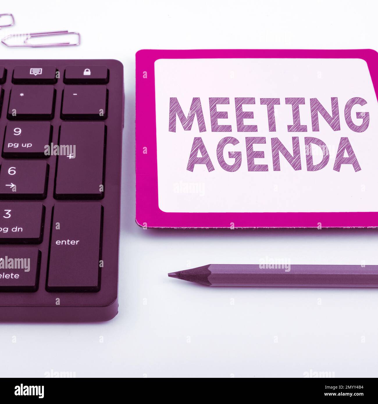 Text caption presenting Meeting Agenda. Business overview An agenda ...