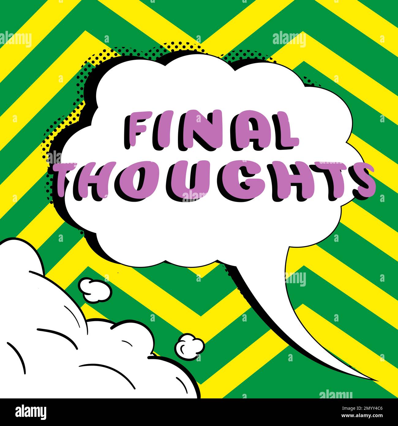 Text showing inspiration Final Thoughts. Conceptual photo Conclusion ...