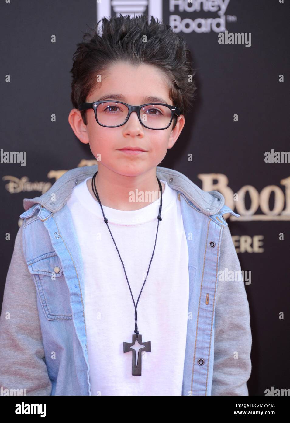 Nicolas Bechtel arrives at the premiere of "The Jungle Book" at the El ...