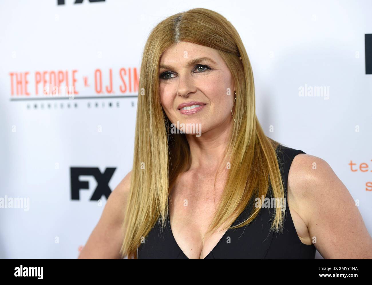 Connie Britton arrives at the "American Crime Story: The People v. O.J ...
