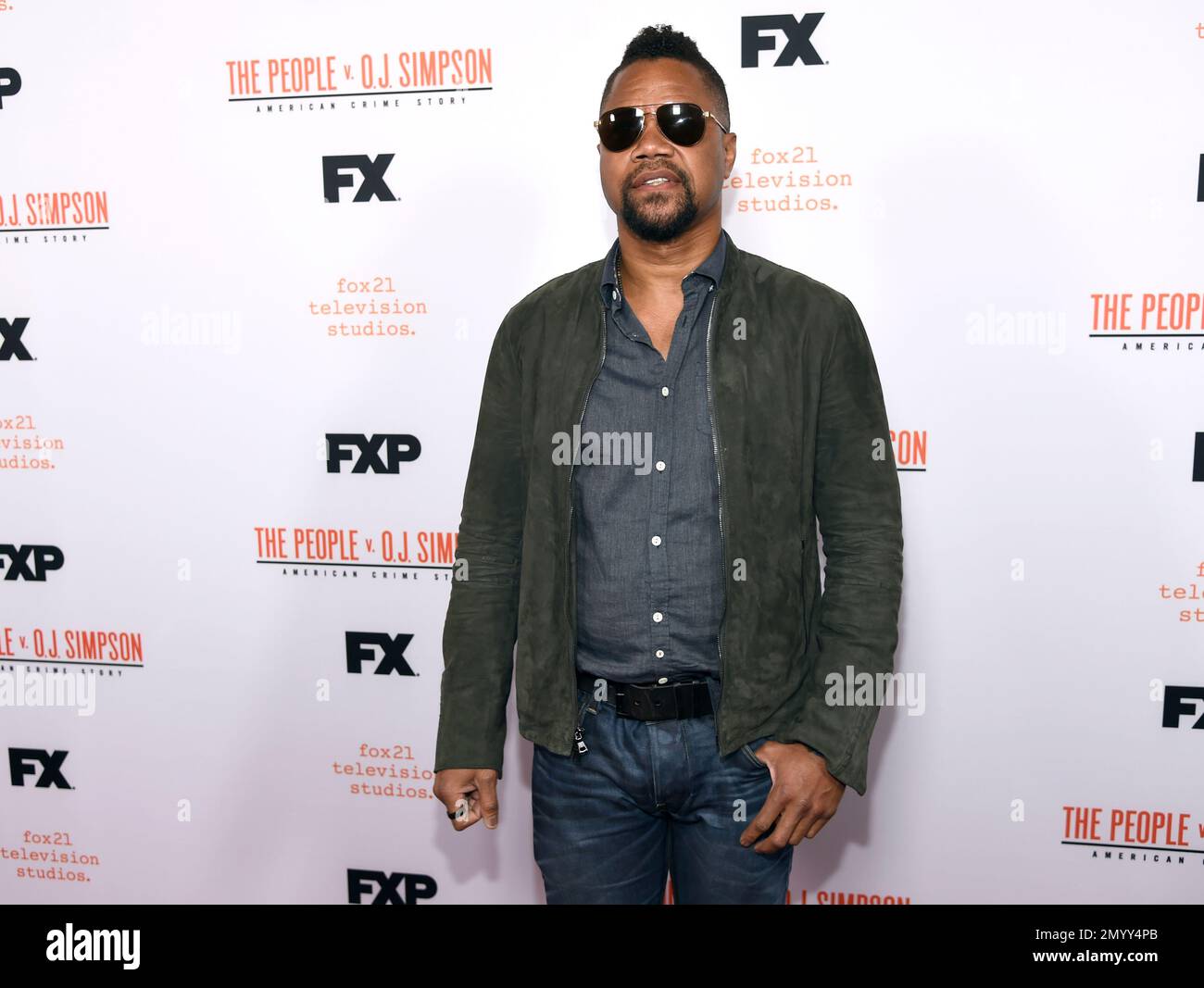 Cuba Gooding, Jr. arrives at the "American Crime Story: The People v. O ...