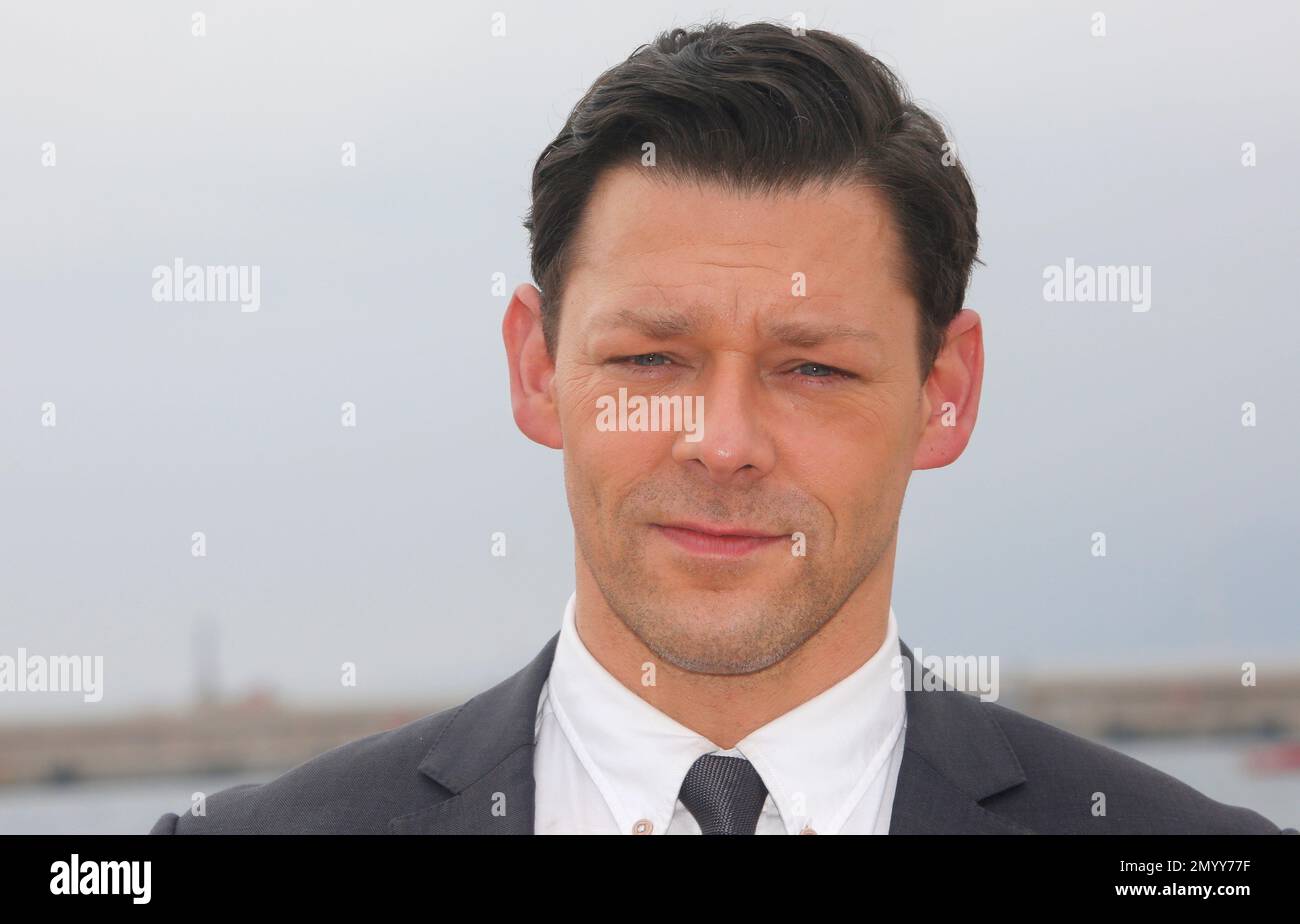British actor Richard Coyle poses for photographers during the MIPTV ...