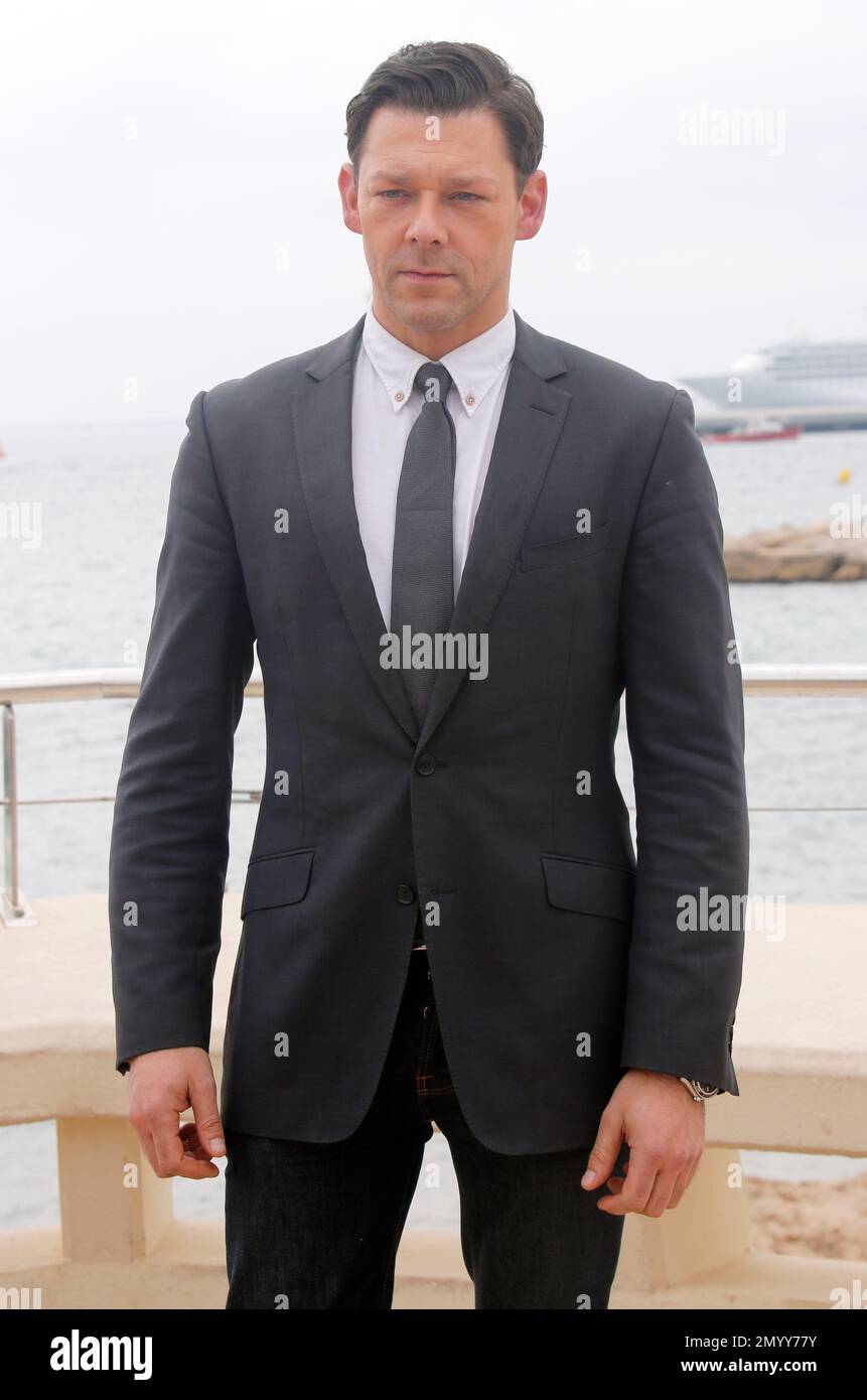 British actor Richard Coyle poses for photographers during the MIPTV ...