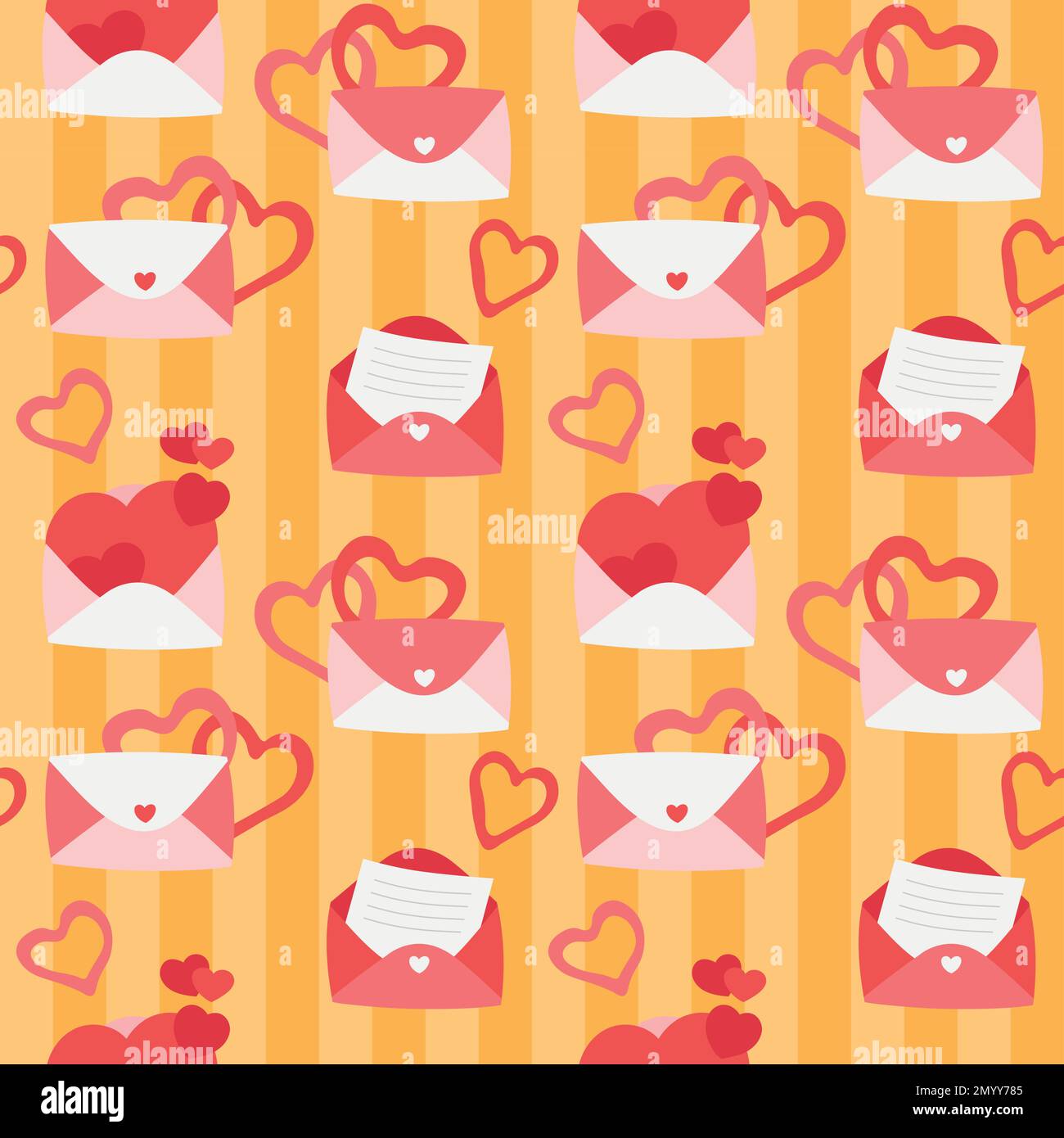 Colorful repetitive pattern background of love and relationship ...