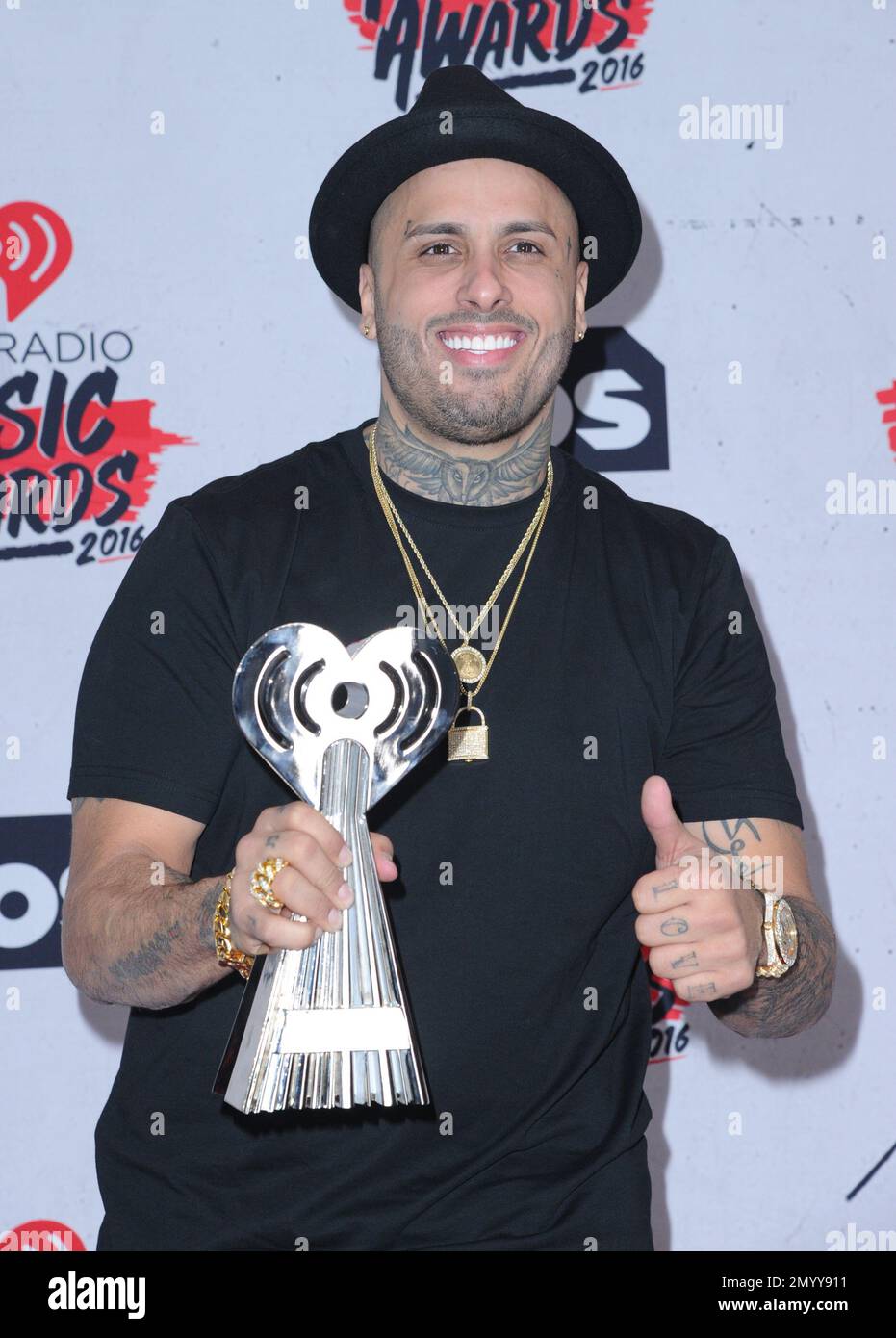Nicky Jam winner of the award for latin song of the year for "El Perdon ...