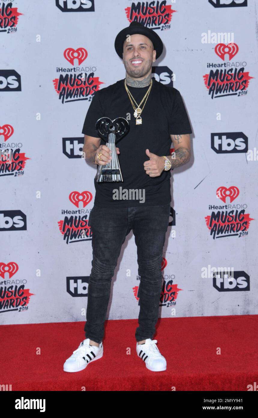 Nicky Jam winner of the award for latin song of the year for "El Perdon ...